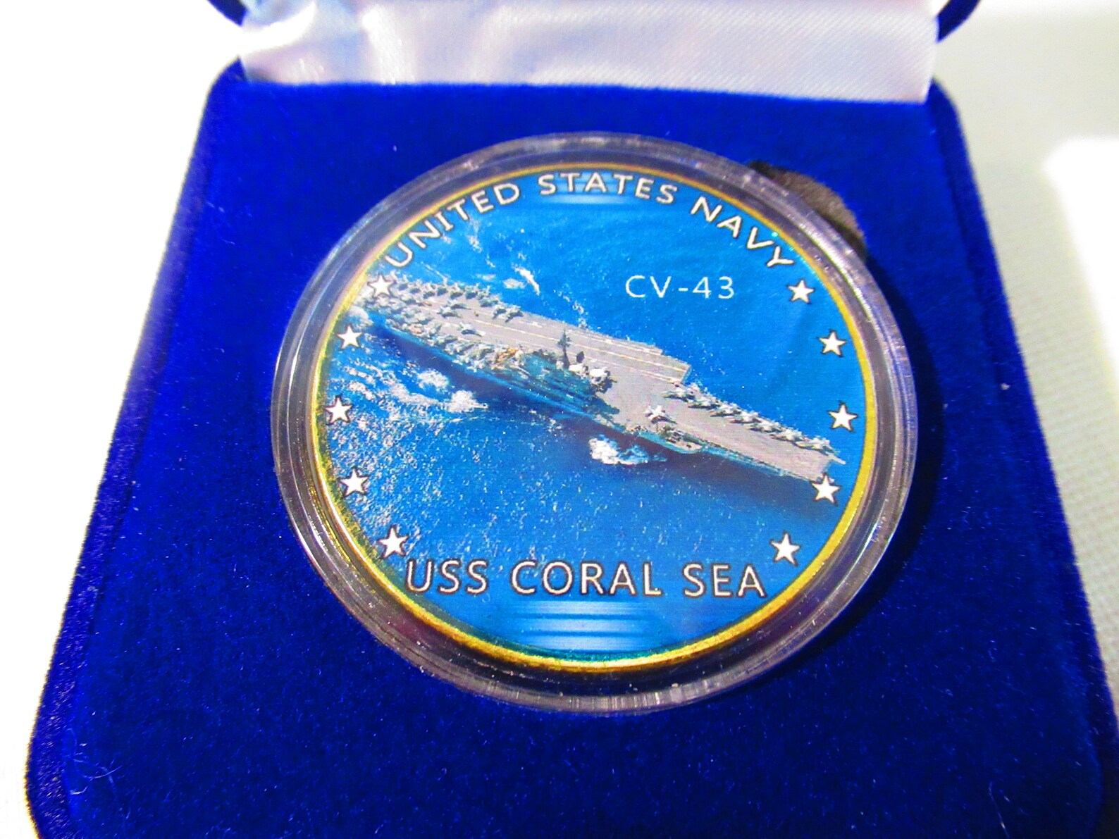 U S Navy USS Coral Sea CV-43 Challenge Coin | Etsy