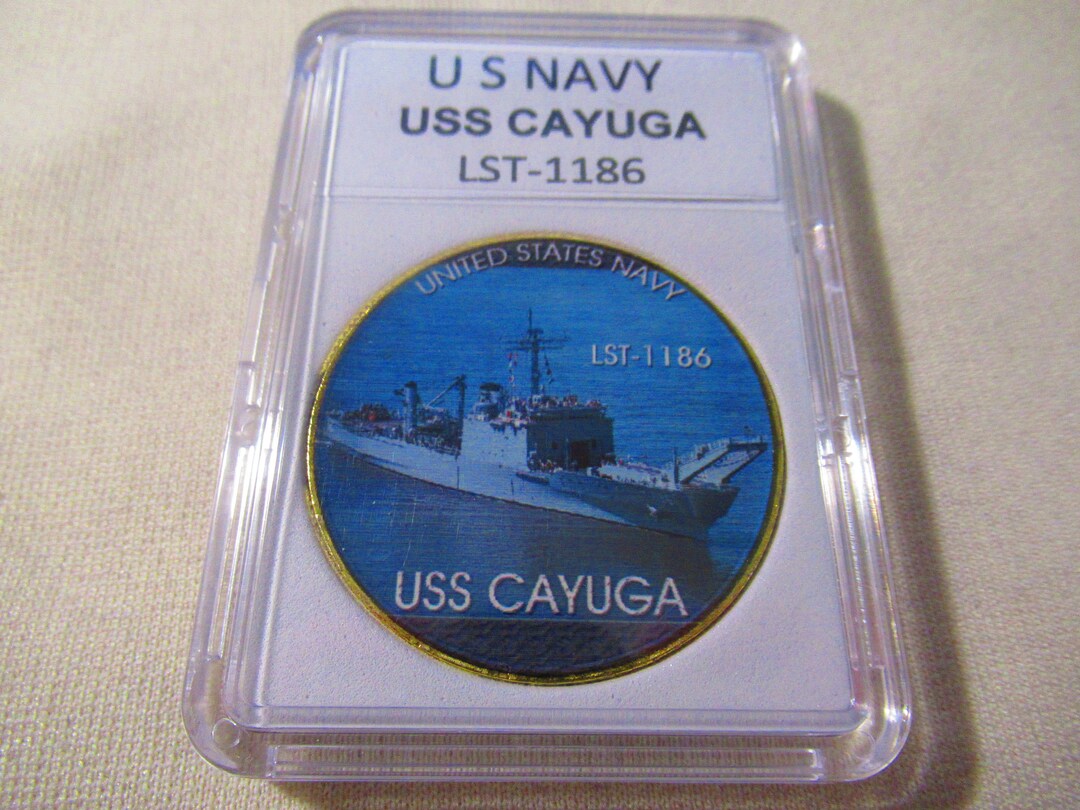 U S Navy - USS CAYUGA (LST-1186) Challenge Coin - Etsy