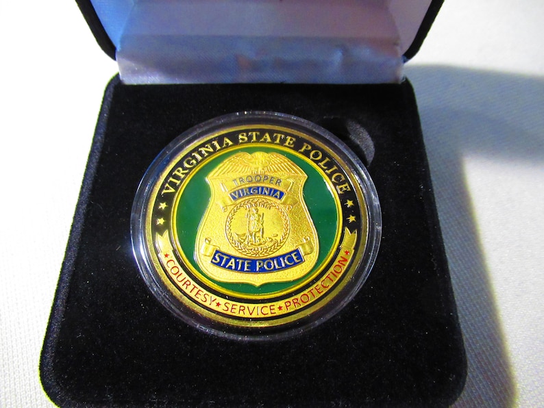 VIRGINIA STATE POLICE Challenge Coin | Etsy