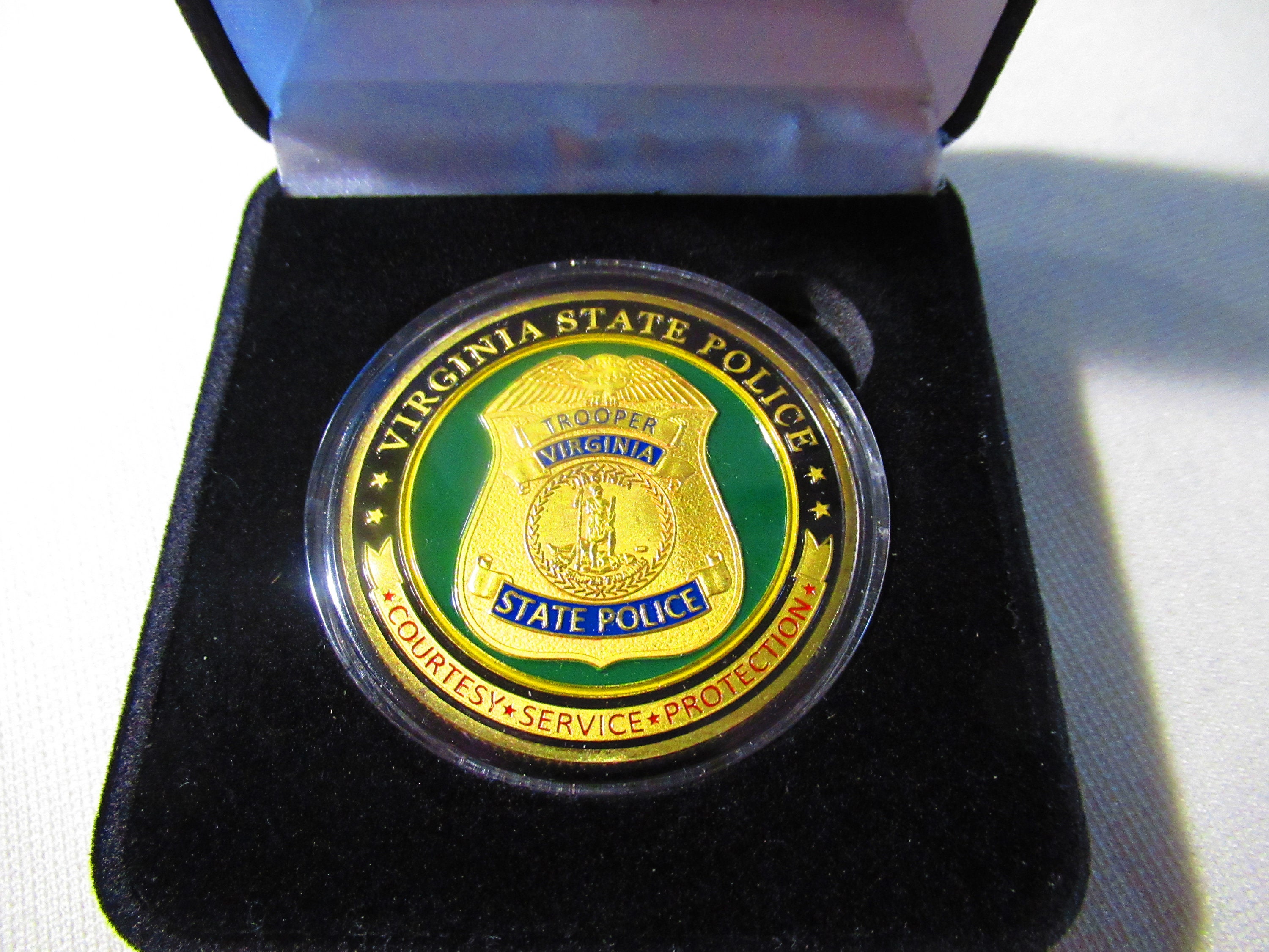 VIRGINIA STATE POLICE Challenge Coin | Etsy