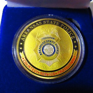 ARKANSAS STATE POLICE Challenge Coin - Etsy