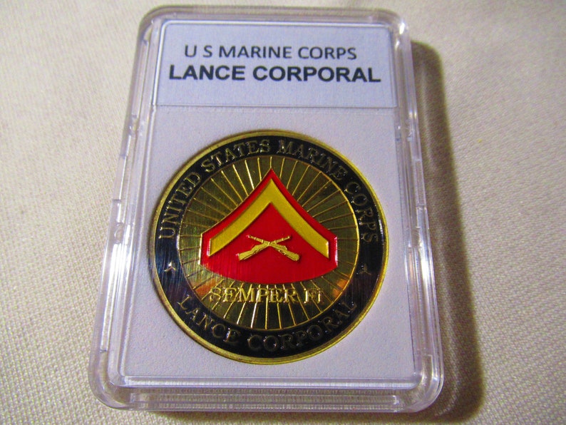 US Marine Corps LANCE CORPORAL Challenge Coin | Etsy