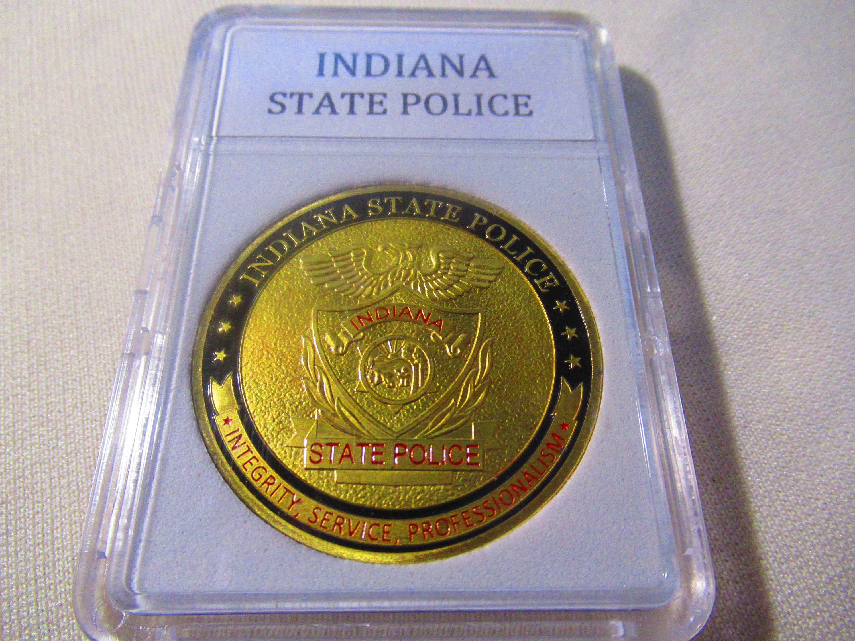 INDIANA STATE POLICE Challenge Coin - Etsy