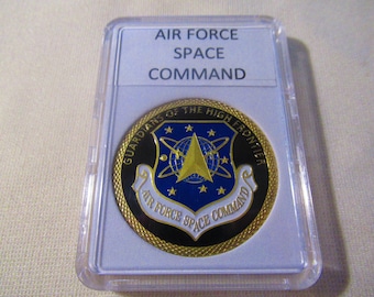 Air Force SPACE Command Challenge Coin - Etsy