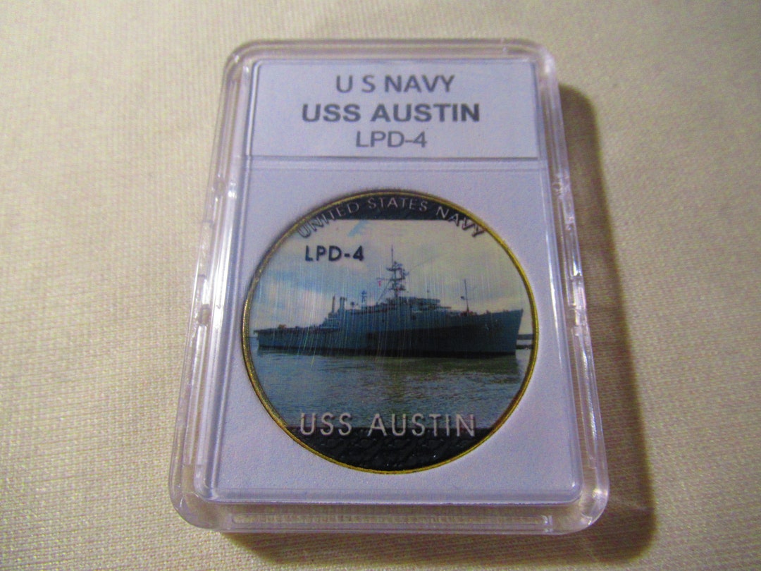 U S Navy - USS AUSTIN (LPD-4) Challenge Coin - Etsy