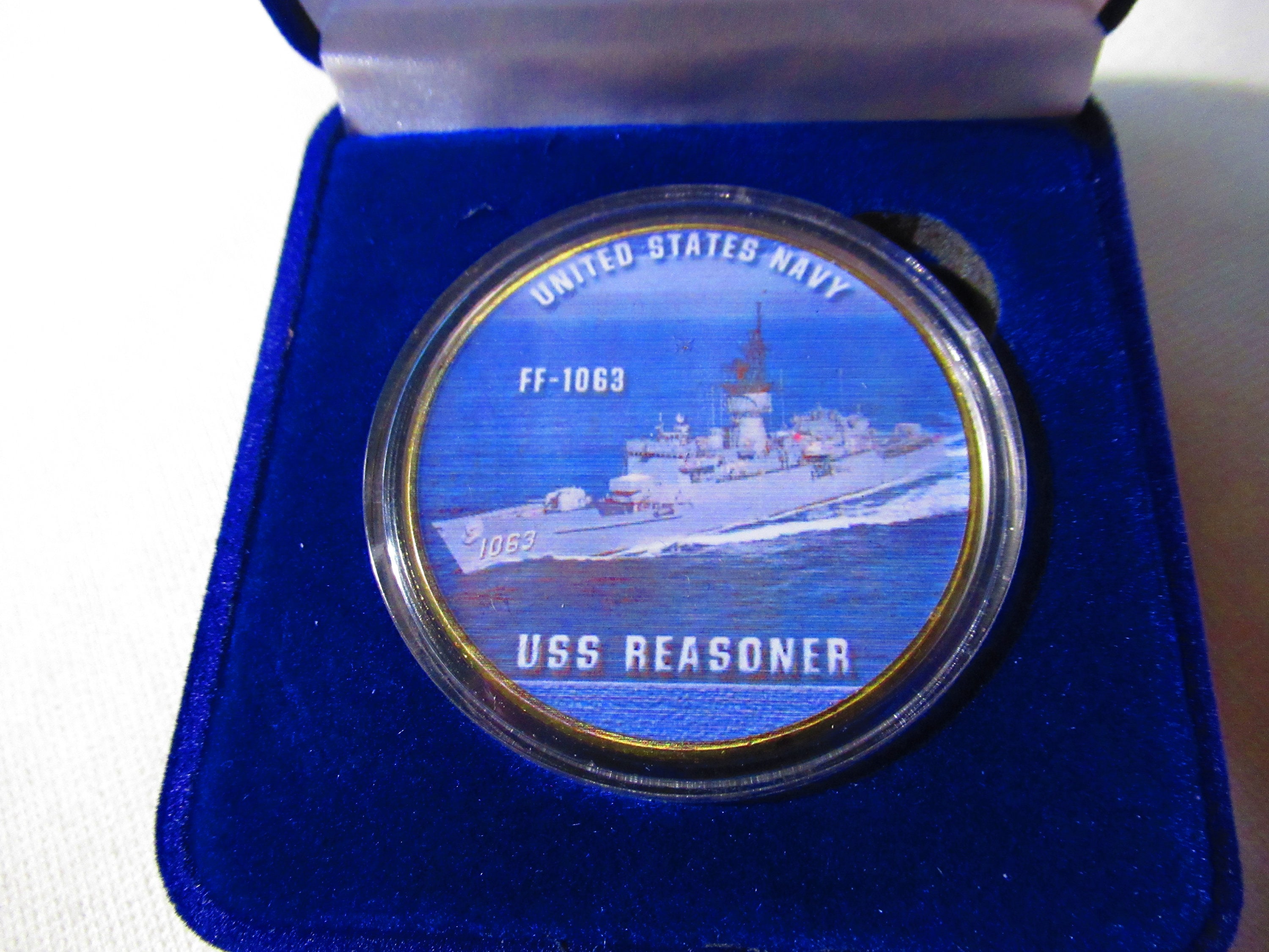 U S Navy USS REASONER FF-1063 Challenge Coin | Etsy