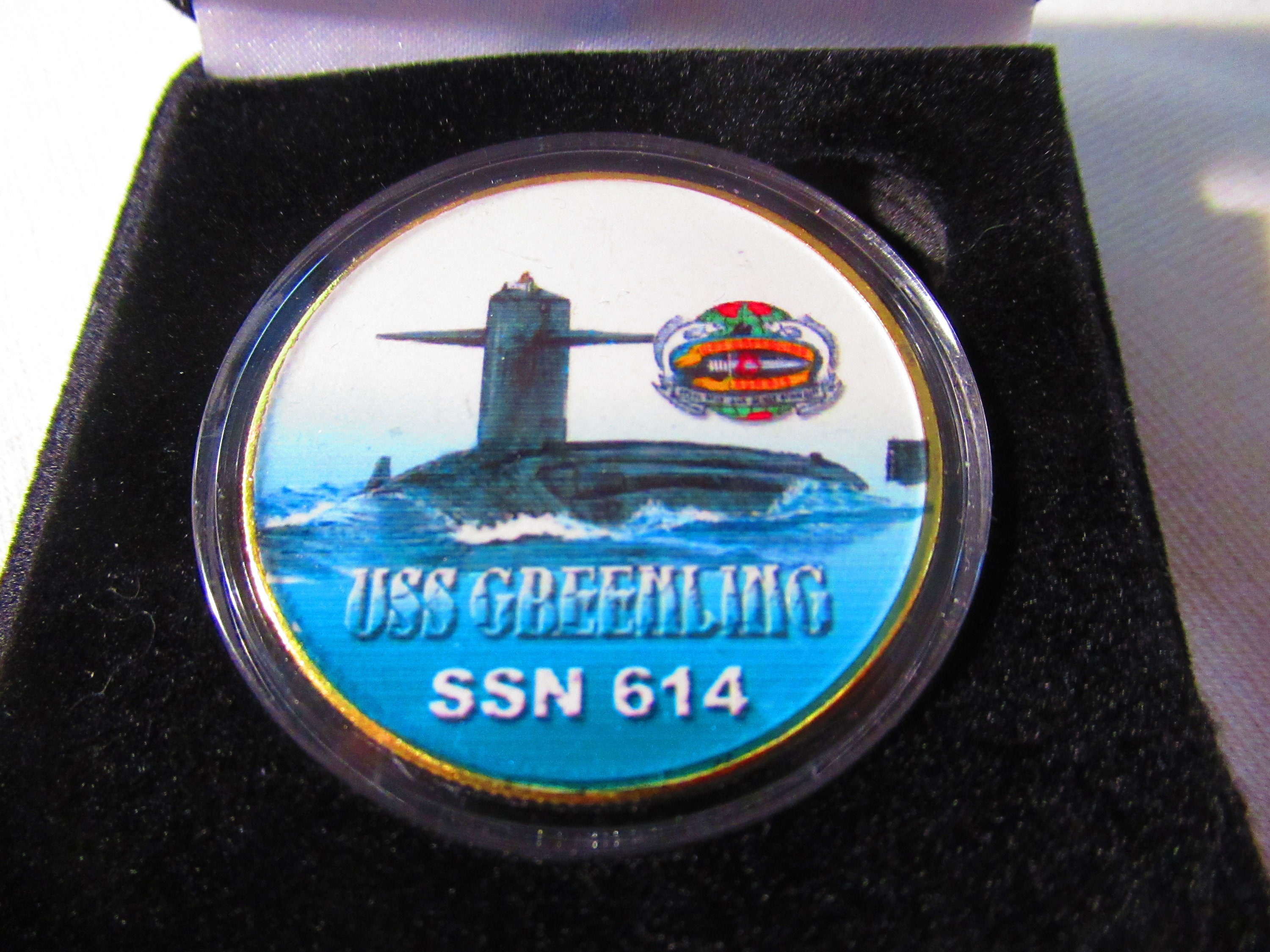 U S Navy Submarine USS GREENLING / SSN-614 Challenge Coin | Etsy