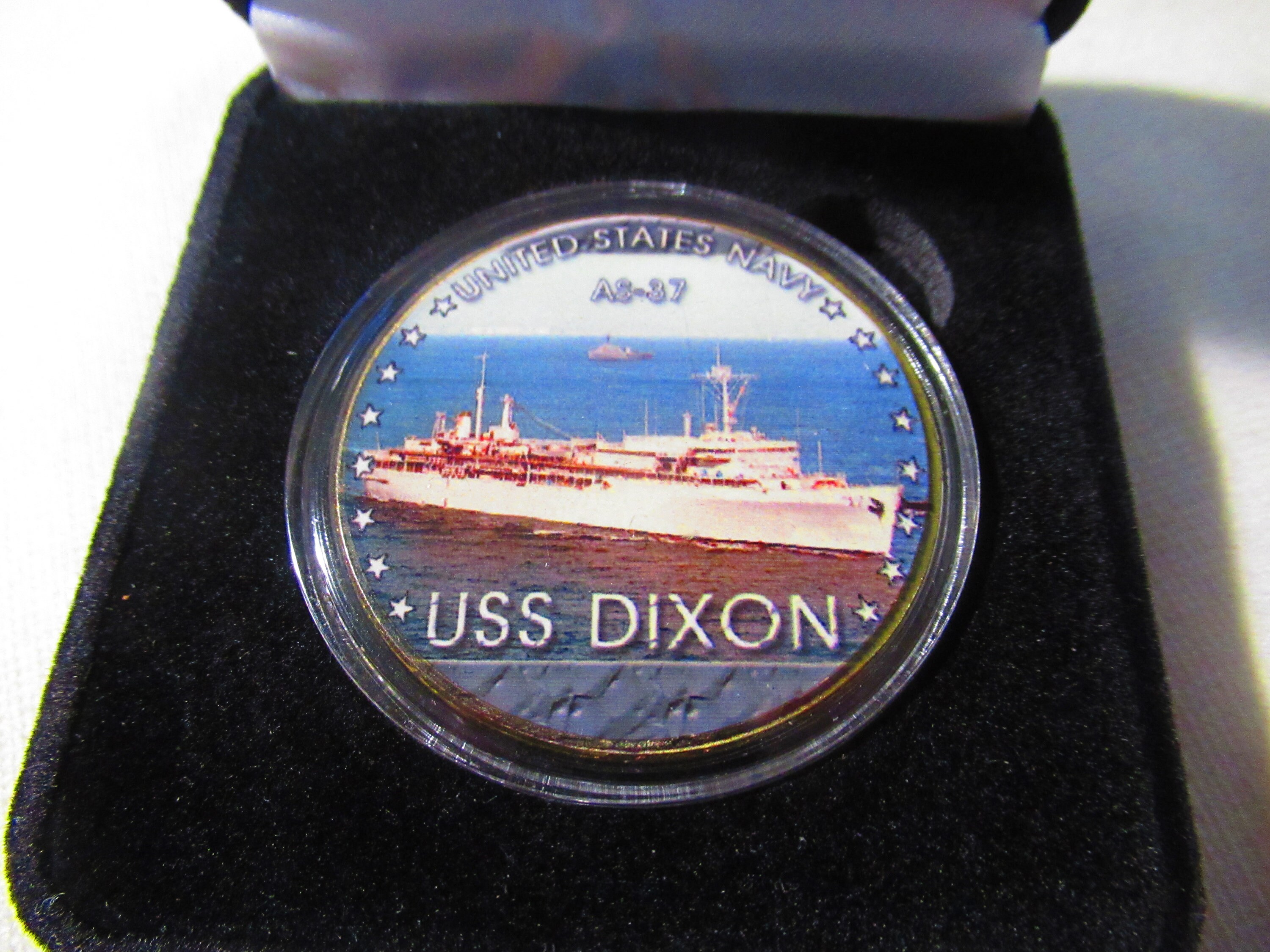 U S NAVY USS Dixon AS-37 Challenge Coin | Etsy