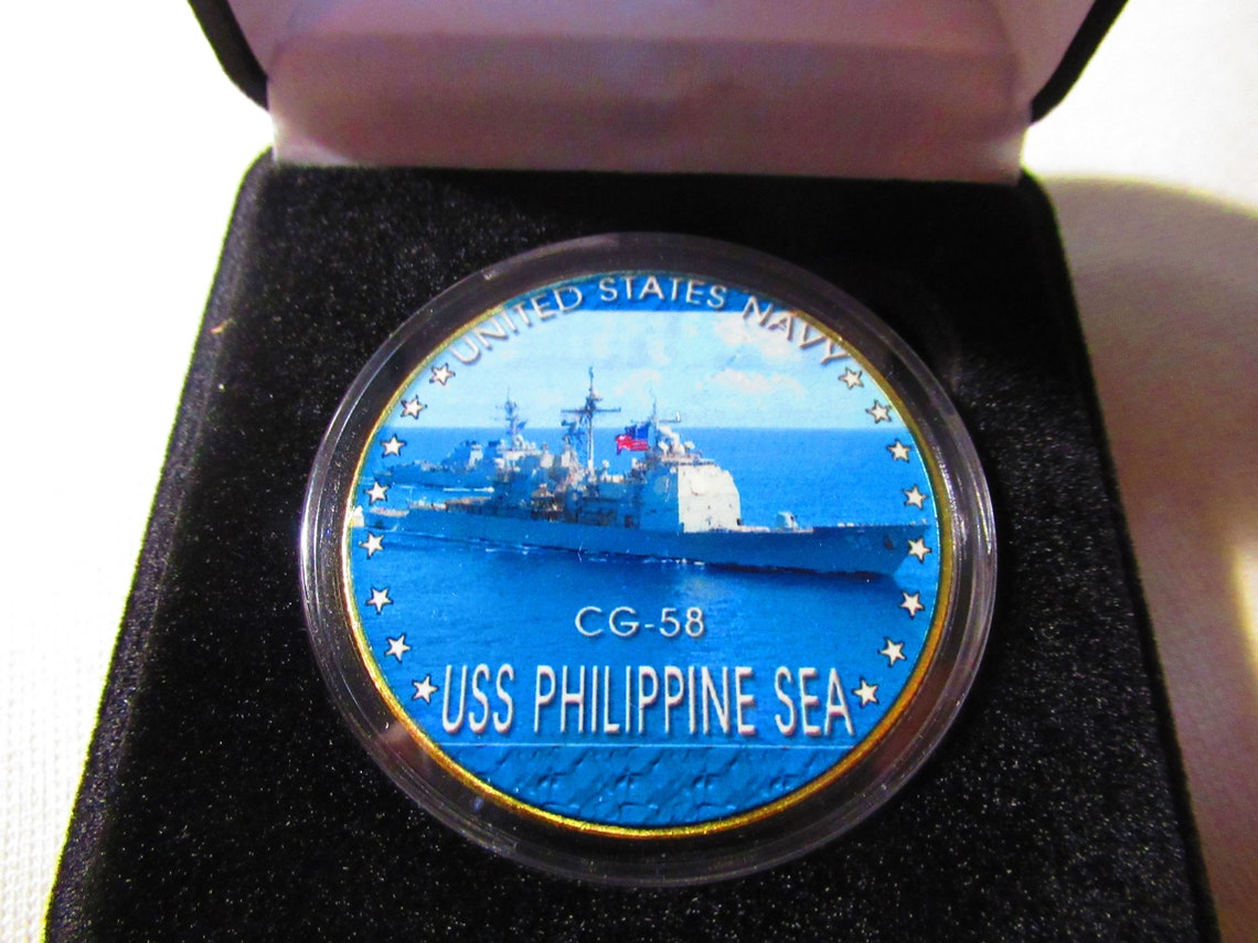 U S Navy - USS Philippine Sea / CG-58 Challenge Coin - Etsy
