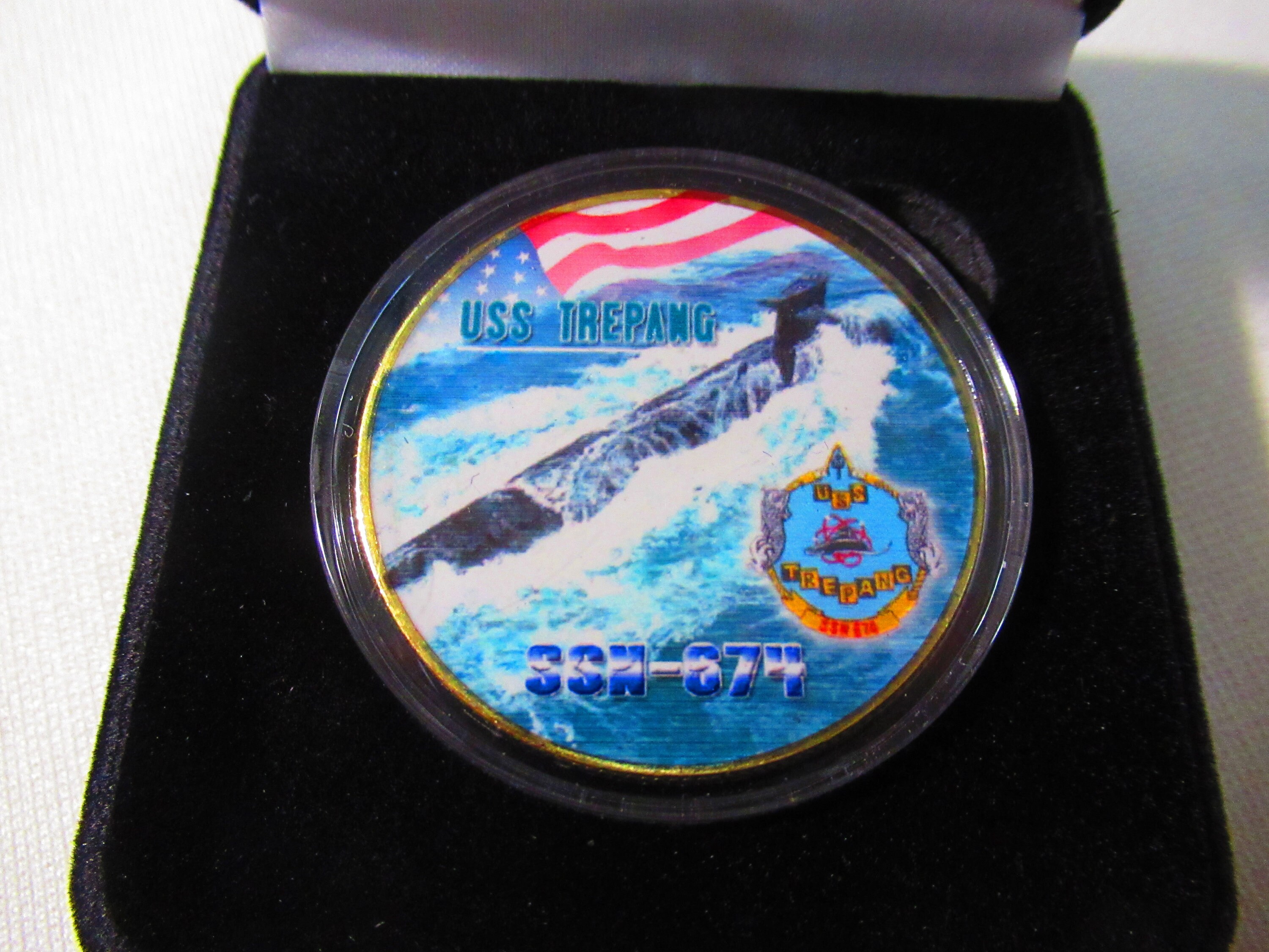 U S Navy Submarine USS TREPANG / SSN-674 Challenge Coin | Etsy