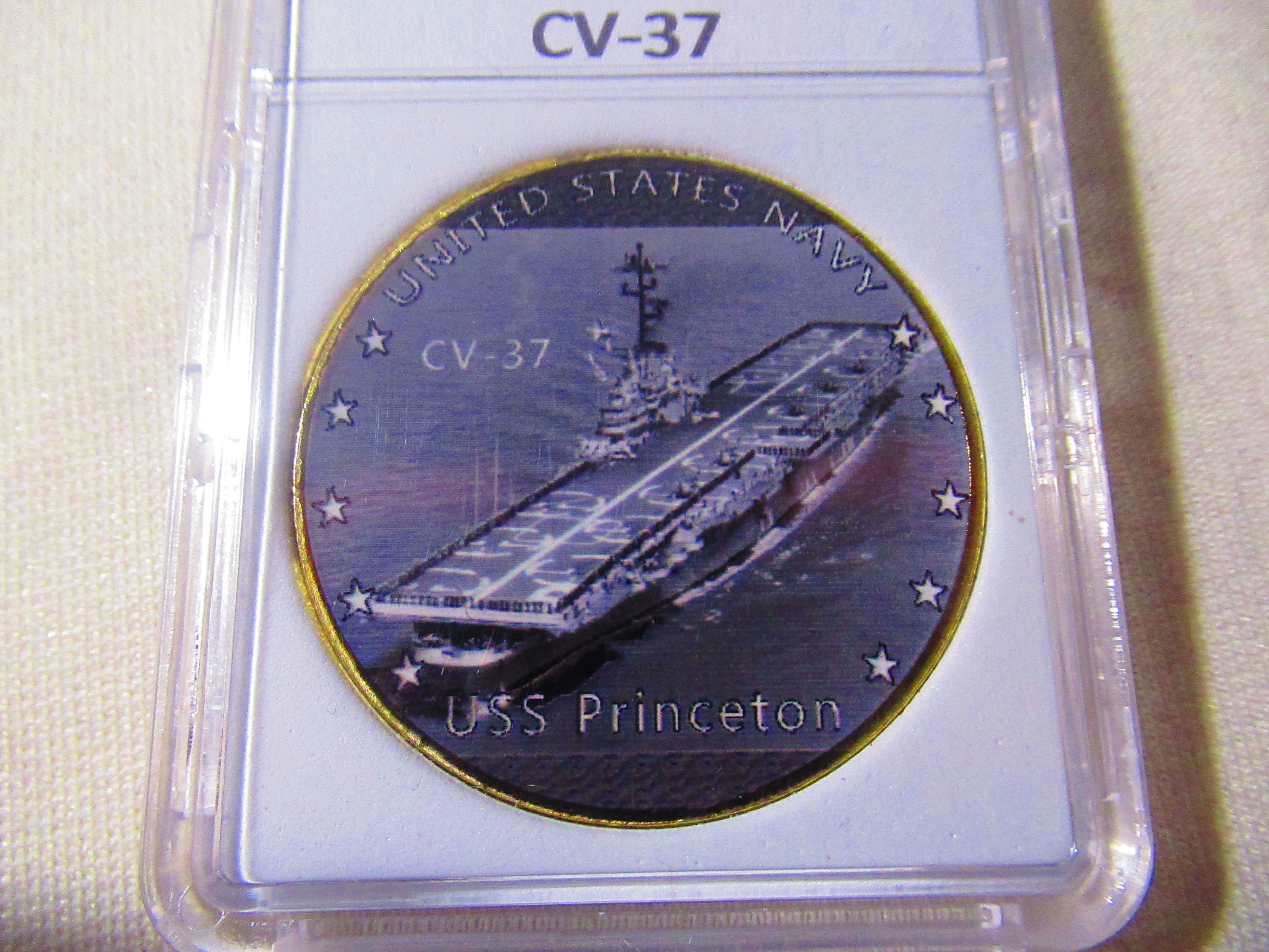 U S Navy USS PRINCETON CV-37 Challenge Coin | Etsy