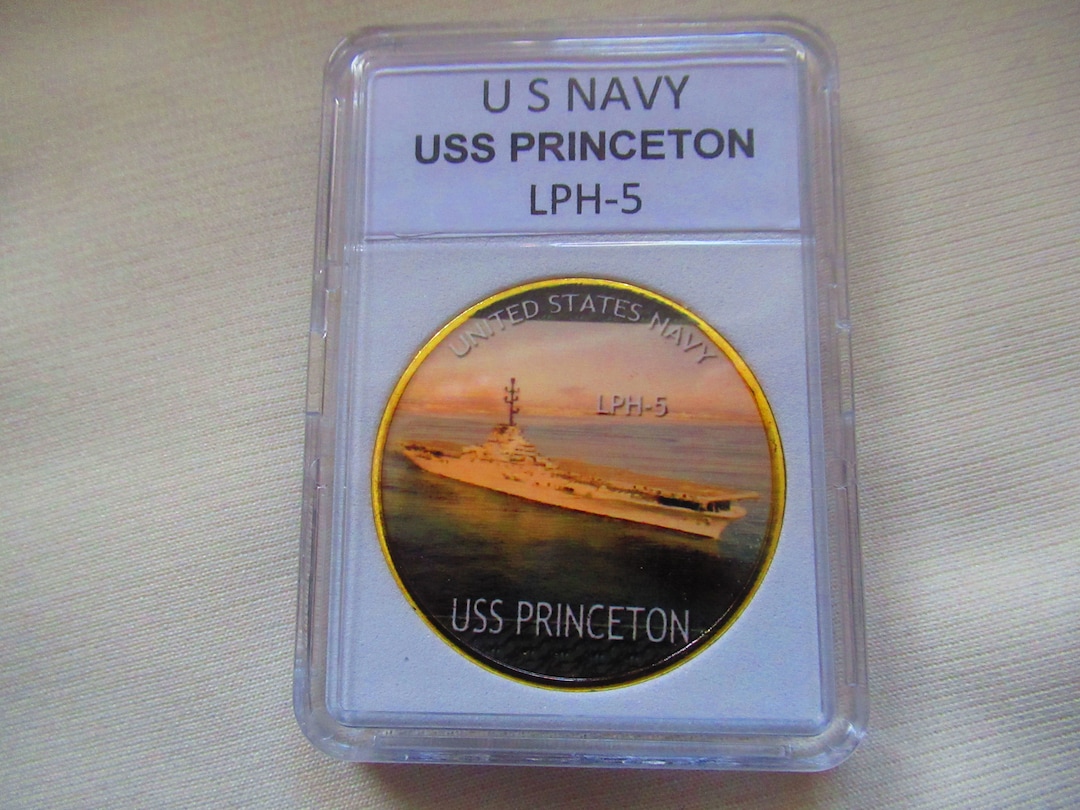 U S Navy - USS PRINCETON (LPH-5) Challenge Coin - Etsy