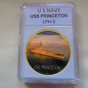 U S Navy - USS PRINCETON (LPH-5) Challenge Coin - Etsy