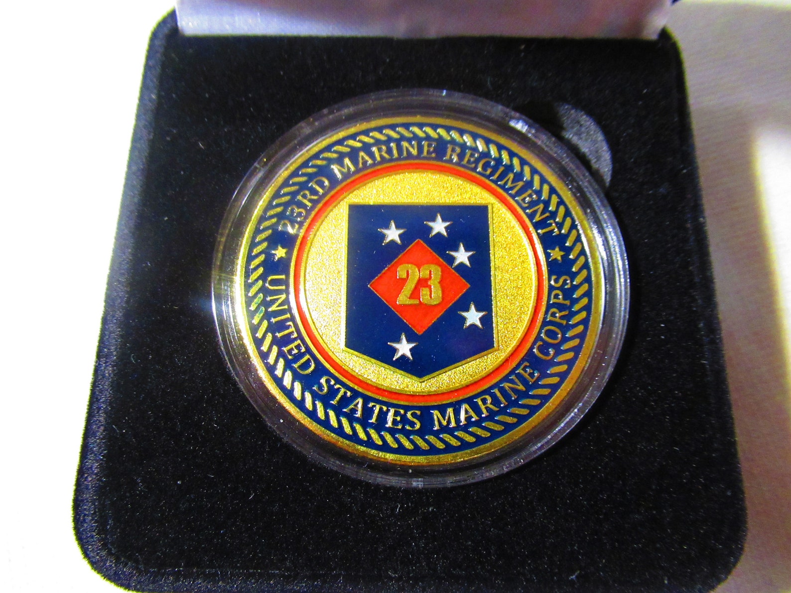 U S Marine Corps - 23rd MARINE REGIMENT Challenge Coin - Etsy