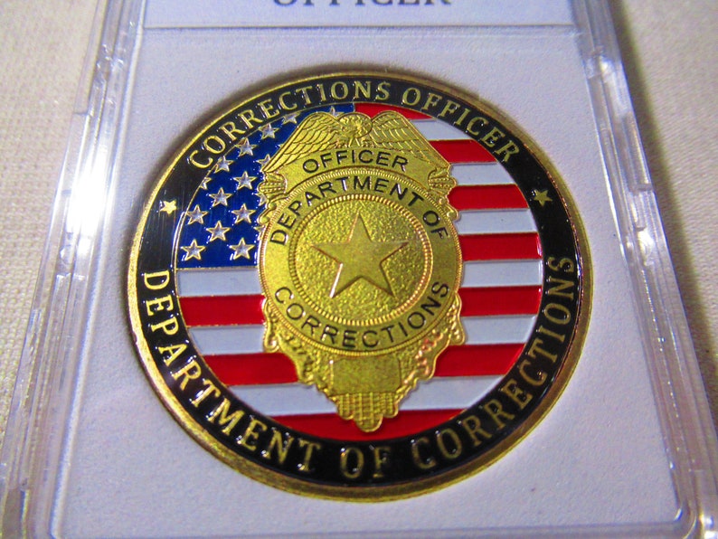 Department of Corrections Officer Challenge Coin - Etsy