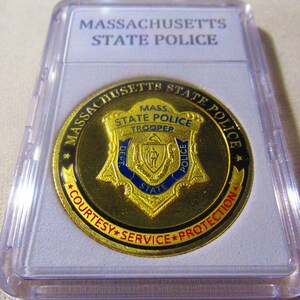 MASSACHUSETTS STATE POLICE Challenge Coin - Etsy