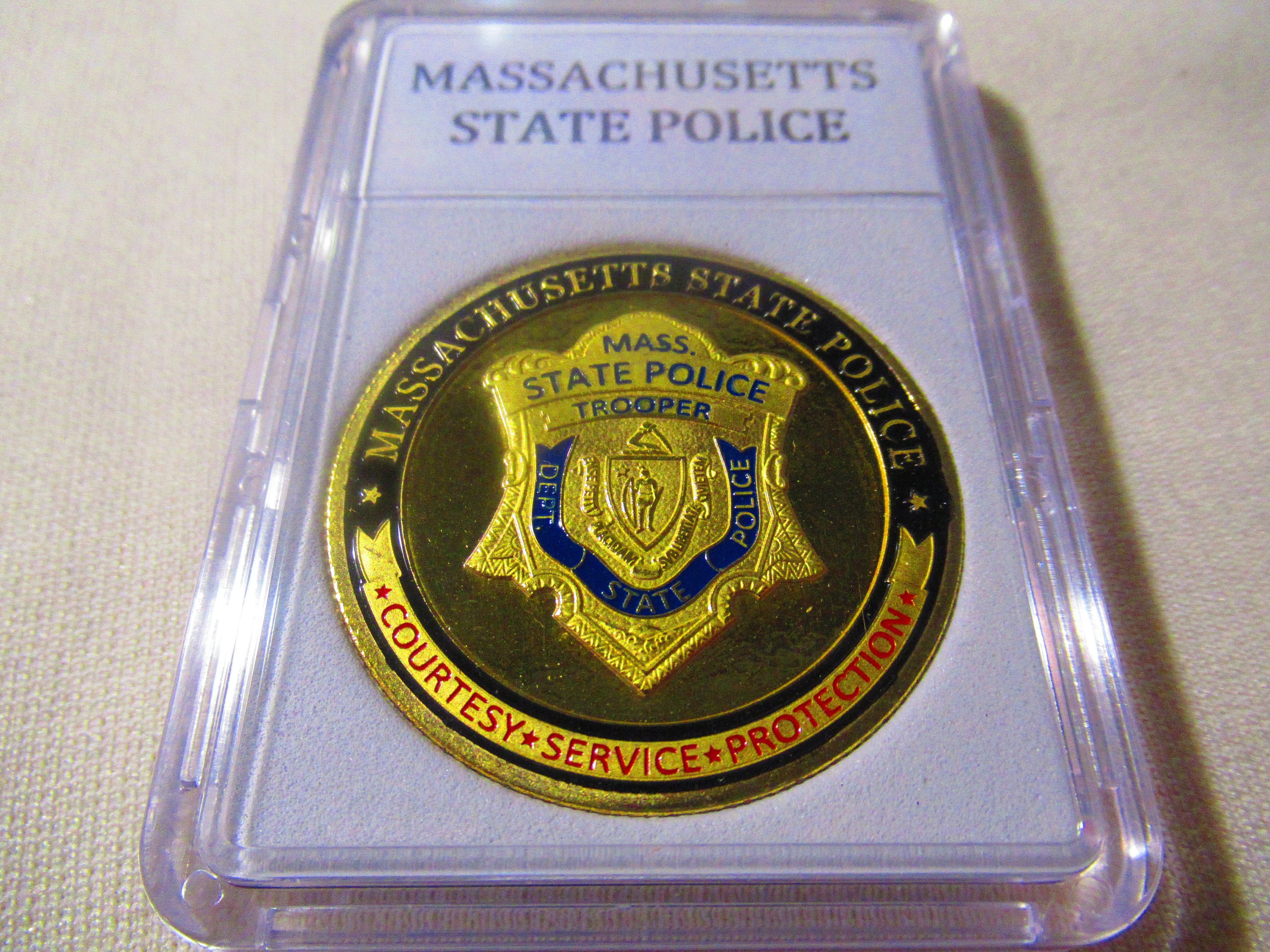 MASSACHUSETTS STATE POLICE Challenge Coin - Etsy