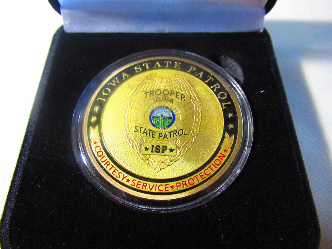 IOWA STATE PATROL Challenge Coin - Etsy