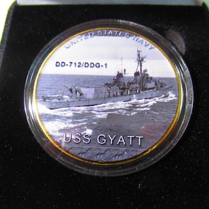 U S Navy - USS Gyatt DD-712/DDG-1 Challenge Coin - Etsy
