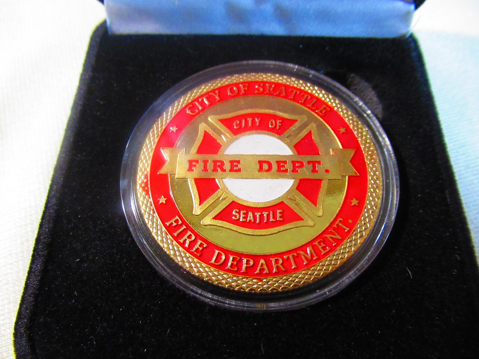 SEATTLE Fire Dept. Challenge Coin - Etsy