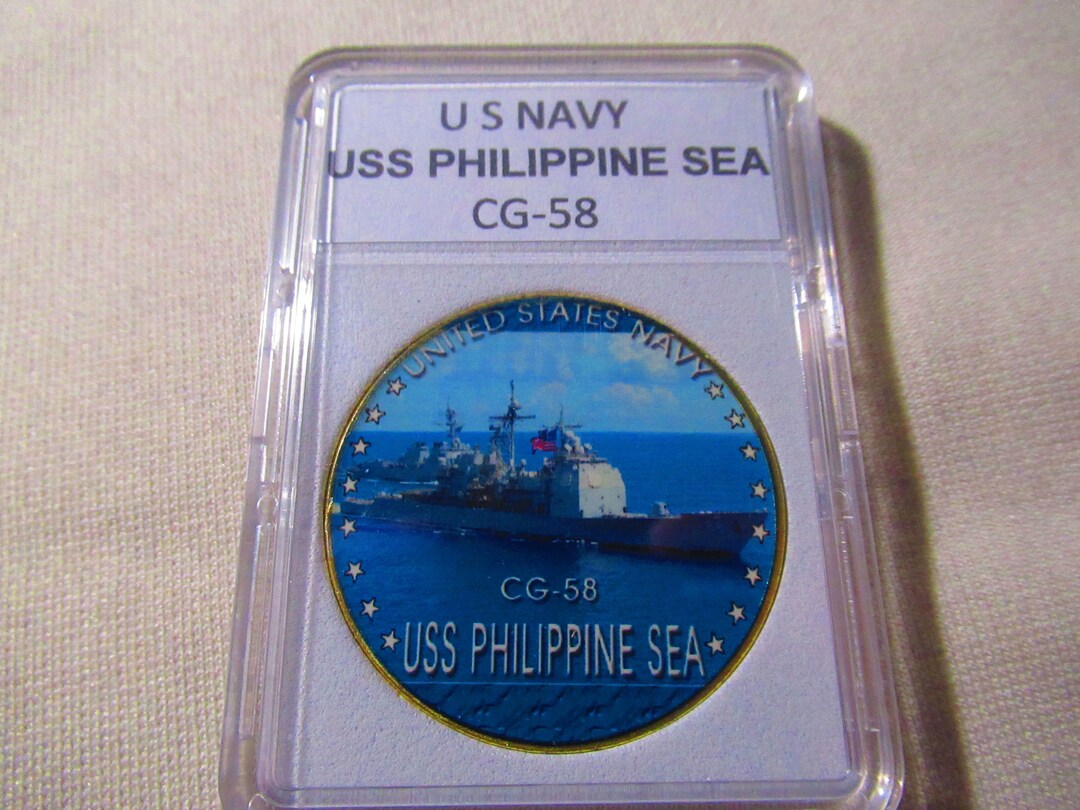 U S Navy - USS Philippine Sea / CG-58 Challenge Coin - Etsy