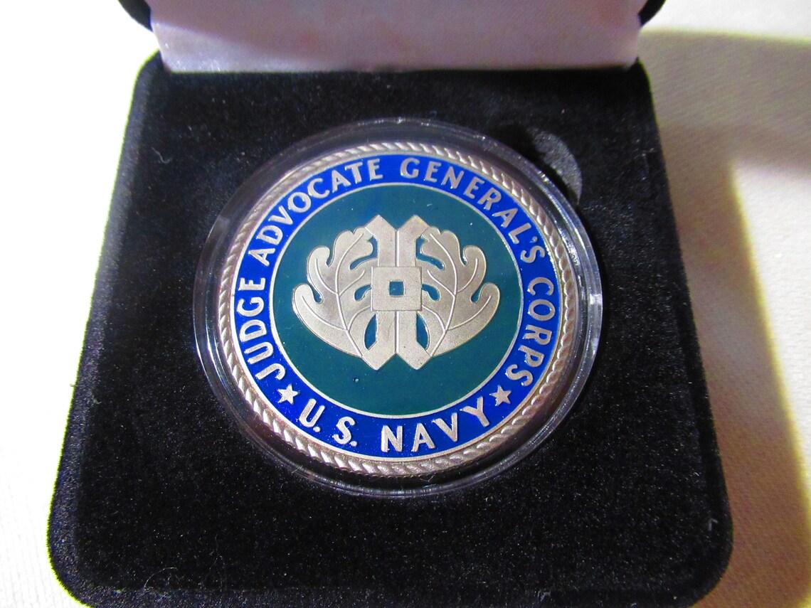 U S Navy (JAG) Judge Advocate General's Corps Challenge Coin - Etsy