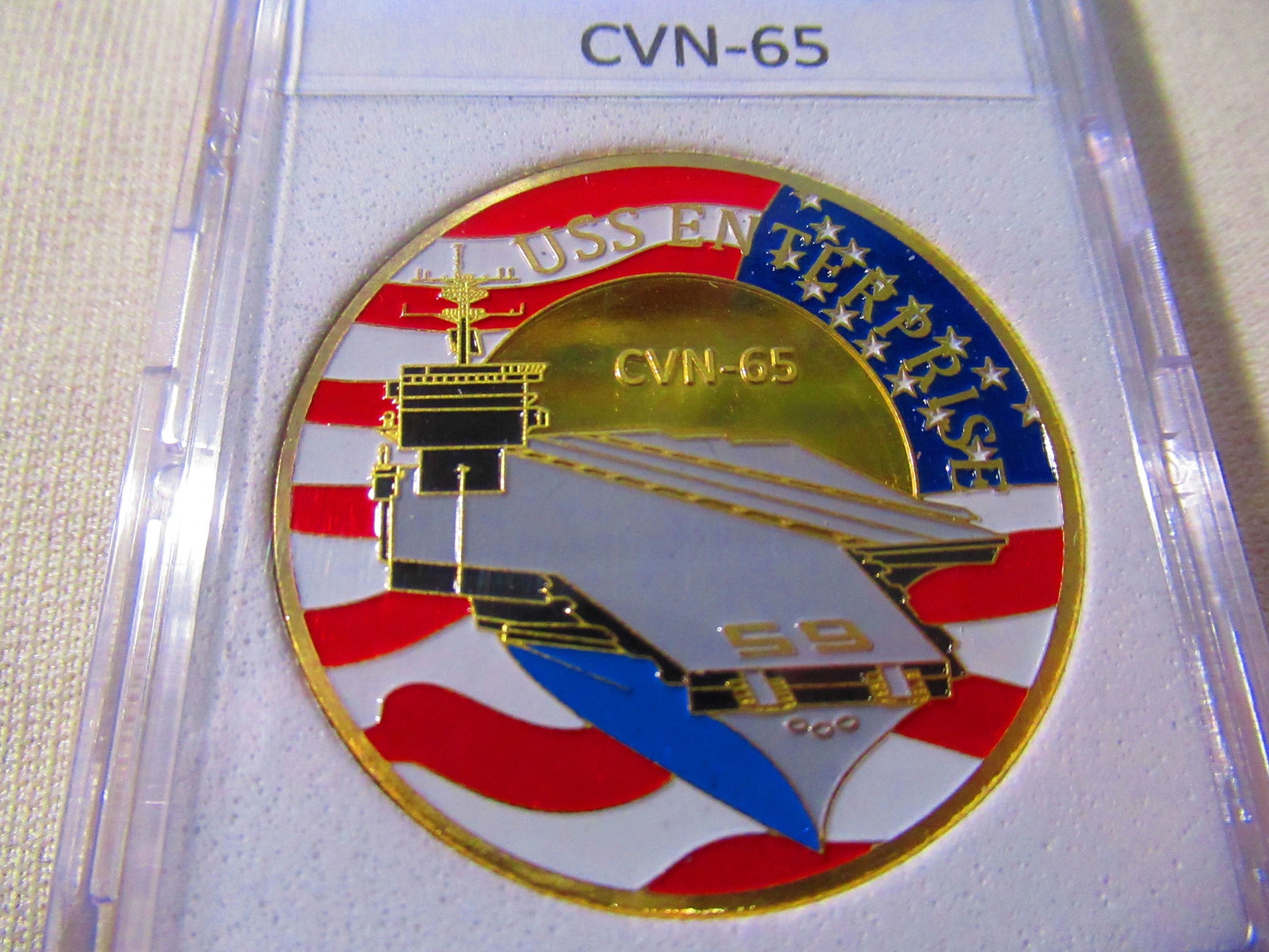 U S Navy - USS ENTERPRISE CVN-65 Challenge Coin - Etsy