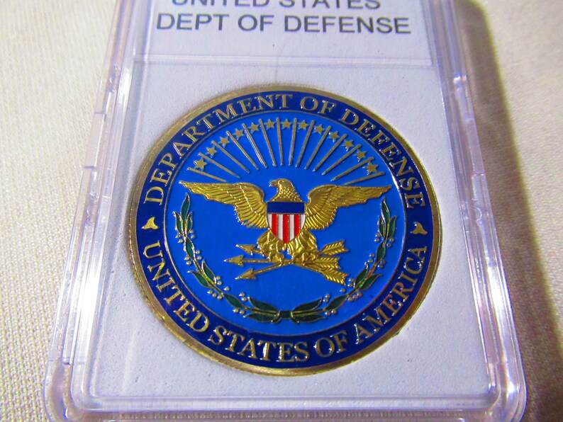 United States Department of Defense Challenge Coin - Etsy