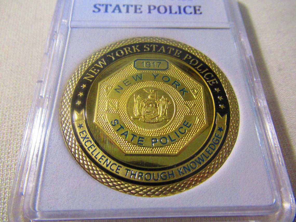 NEW YORK STATE Police Challenge Coin - Etsy