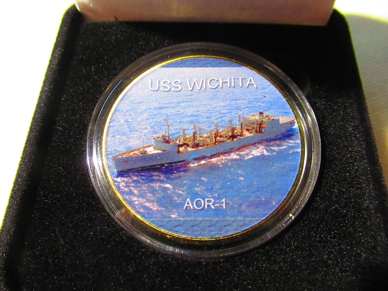 U S NAVY - USS Wichita (AOR-1) Challenge Coin - Etsy