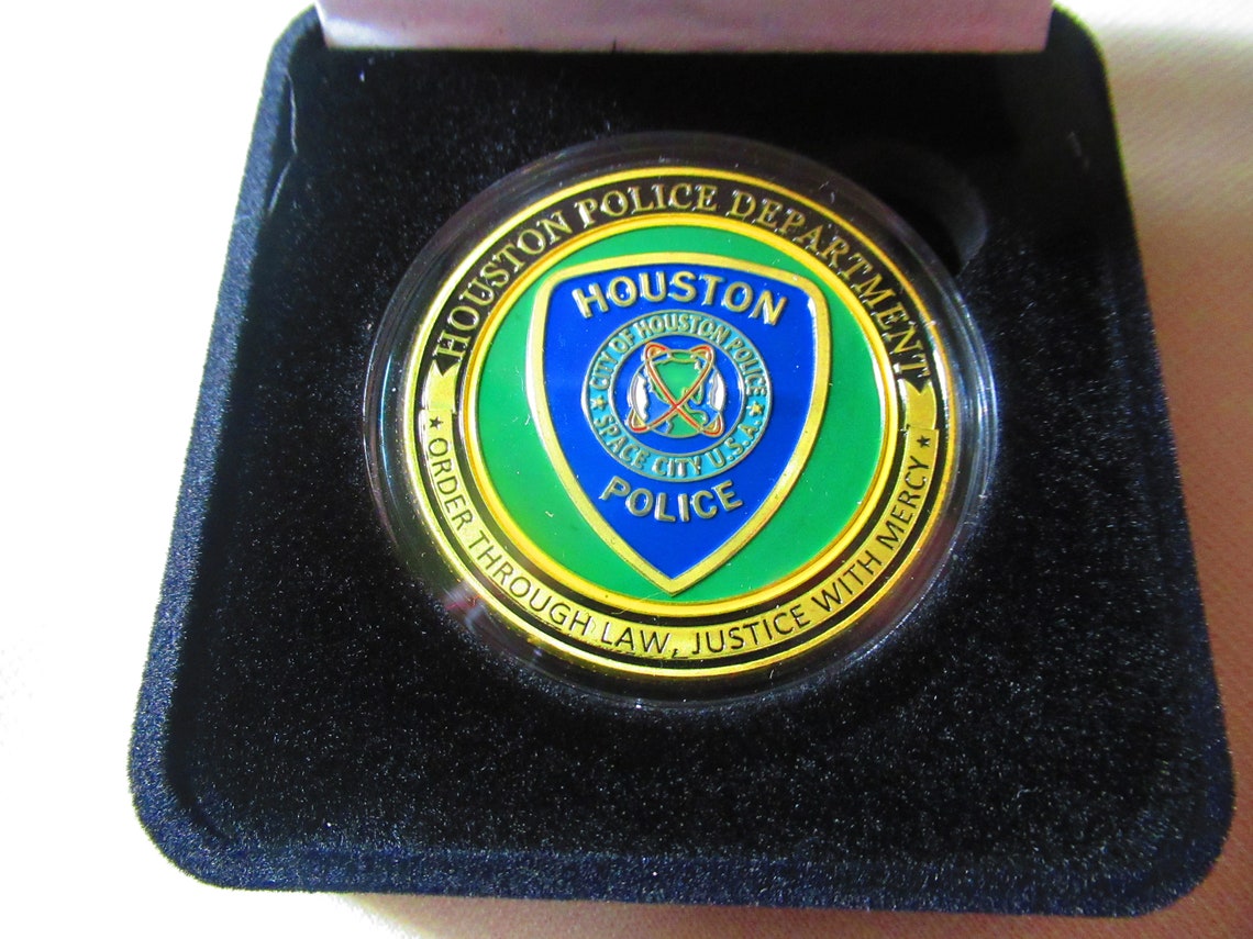 CITY OF HOUSTON Police Dept. Challenge Coin - Etsy