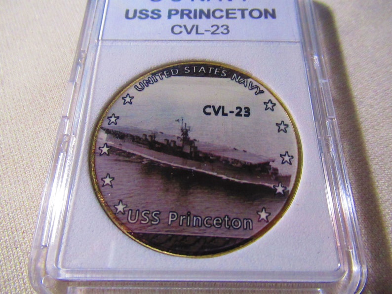 U S Navy - USS PRINCETON CVL-23 Challenge Coin - Etsy