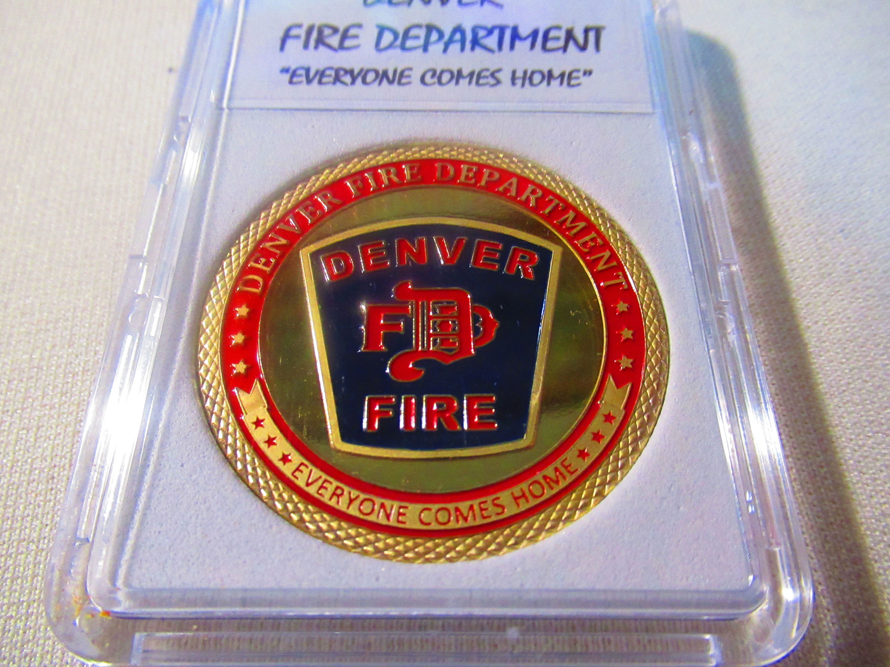 DENVER FIRE DEPT. Challenge Coin - Etsy