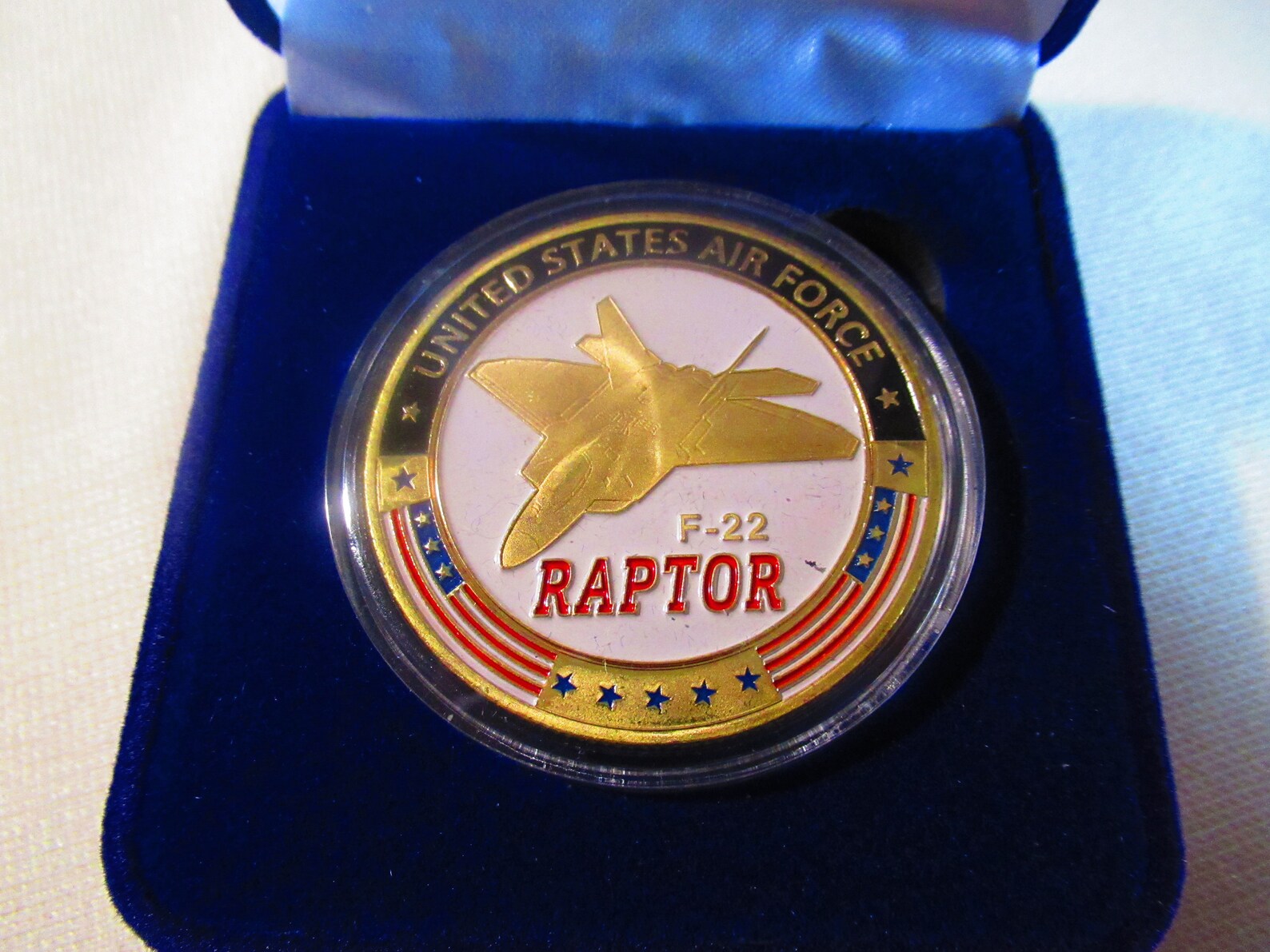 U S AIR FORCE F-22 RAPTOR Challenge Coin - Etsy