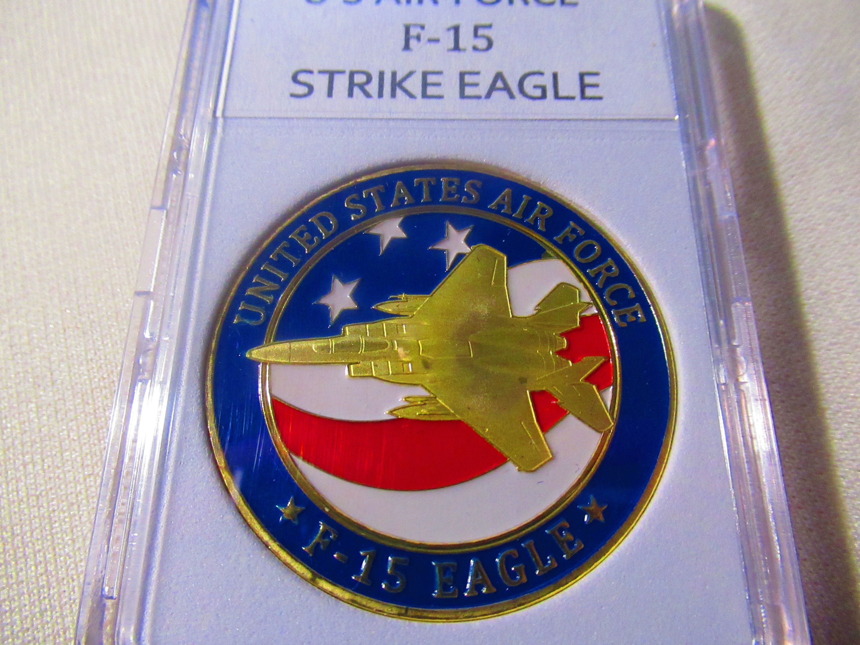 U S Air Force F-15 STRIKE EAGLE Challenge Coin | Etsy