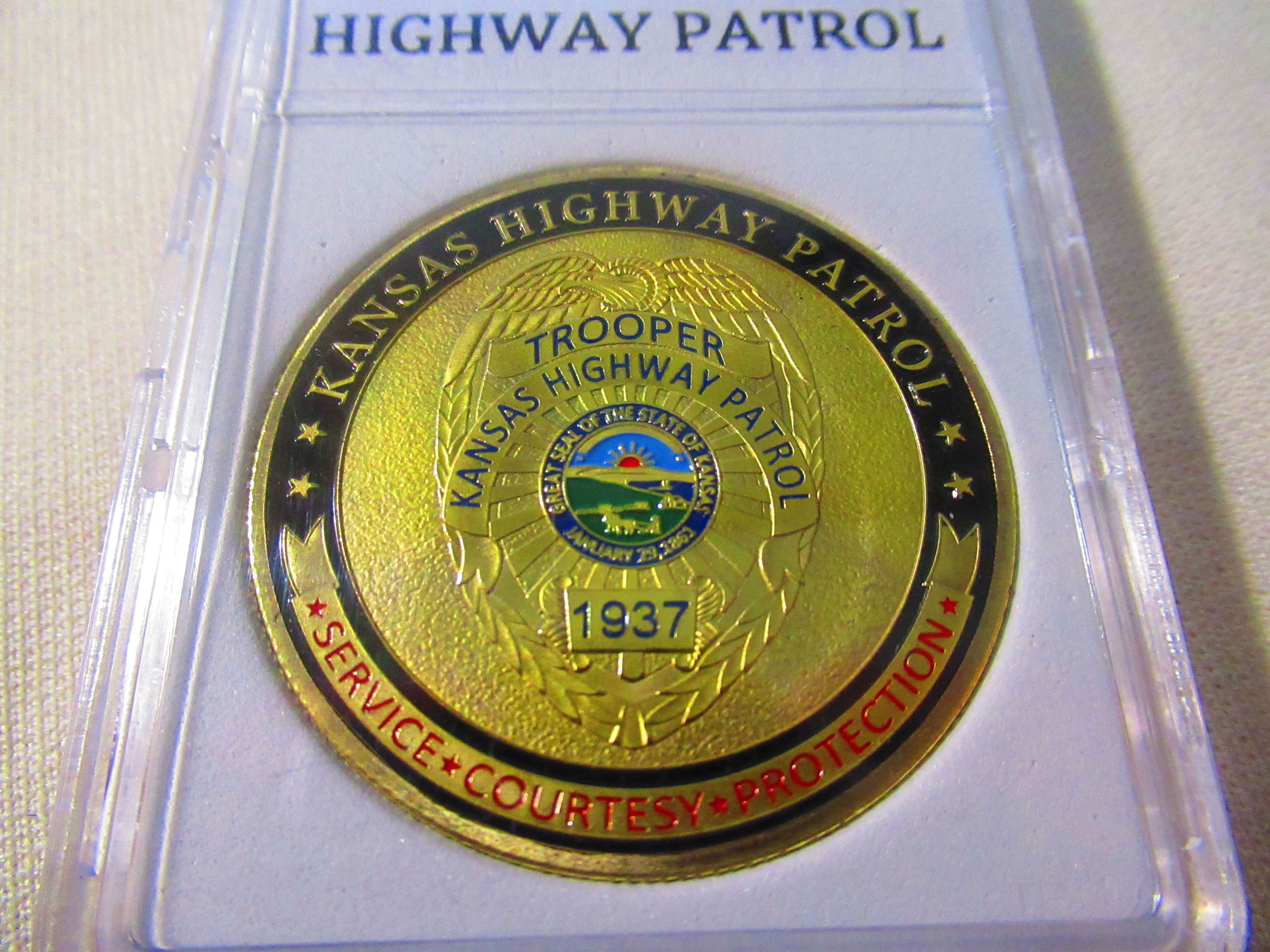 KANSAS HIGHWAY PATROL Challenge Coin - Etsy UK