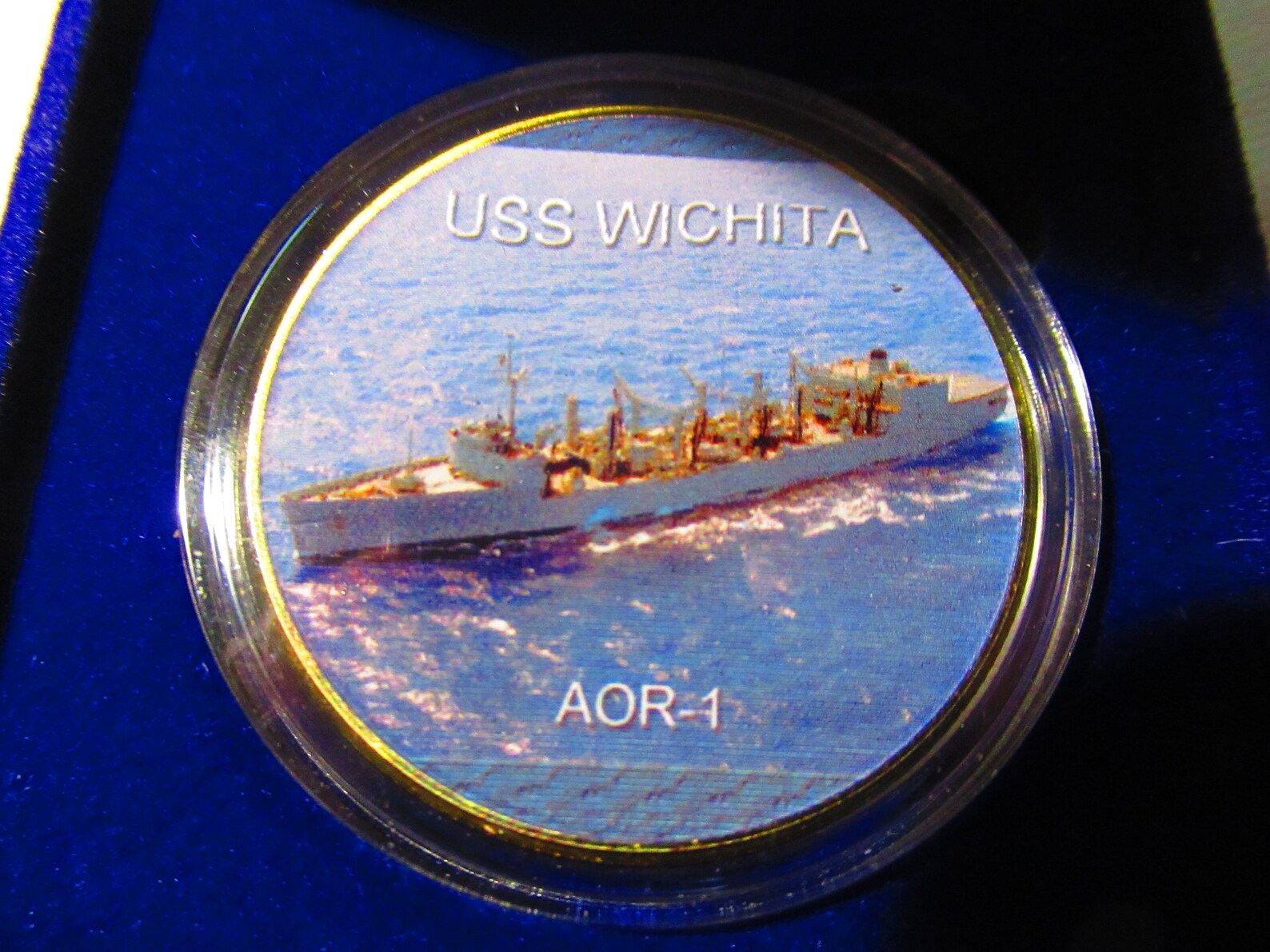 U S NAVY - USS Wichita (AOR-1) Challenge Coin - Etsy