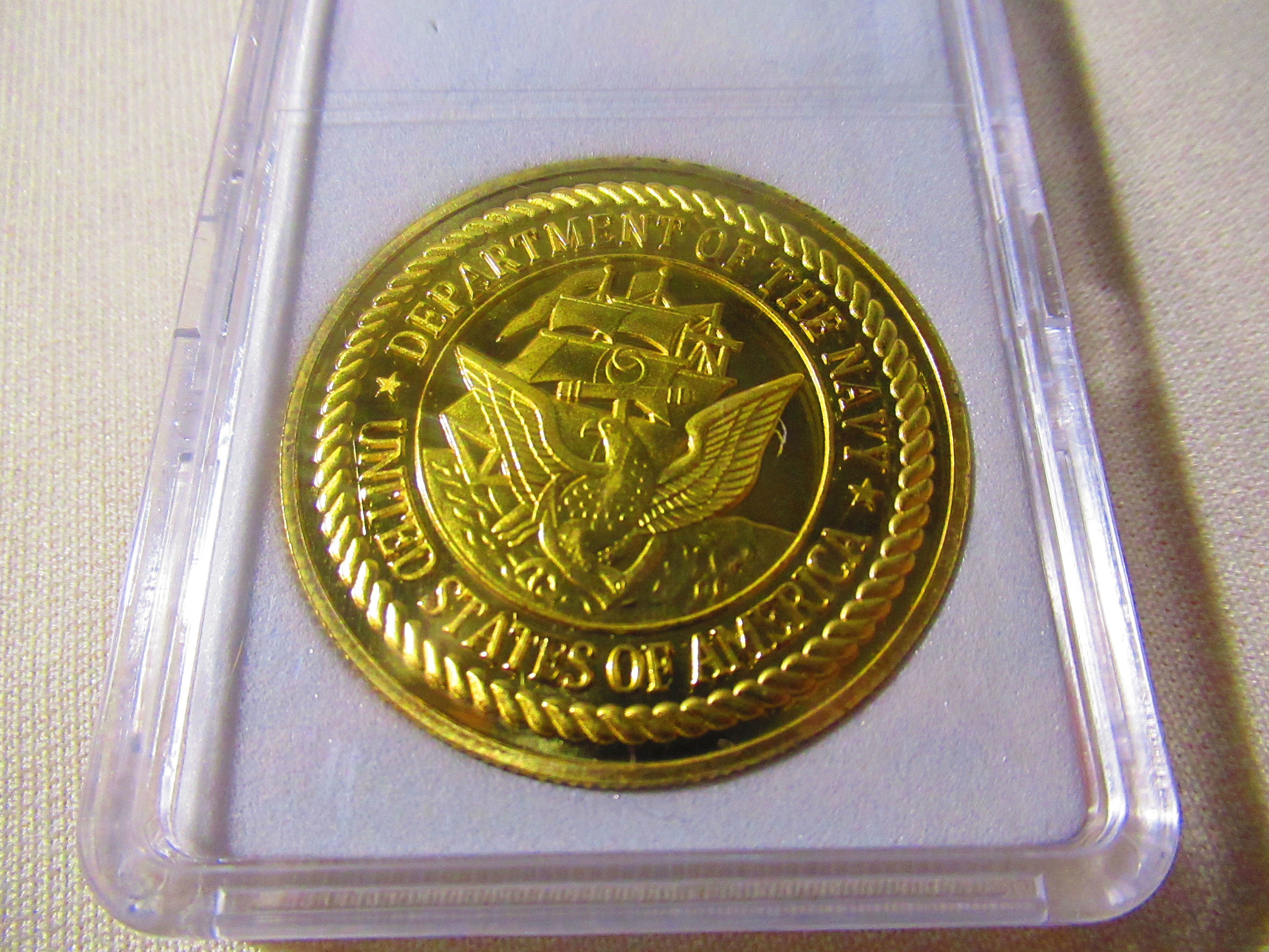 U S Navy - USS West Virginia / BB-48 Challenge Coin - Etsy