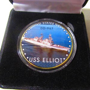 U S Navy - USS ELLIOT (DD-967) Challenge Coin - Etsy