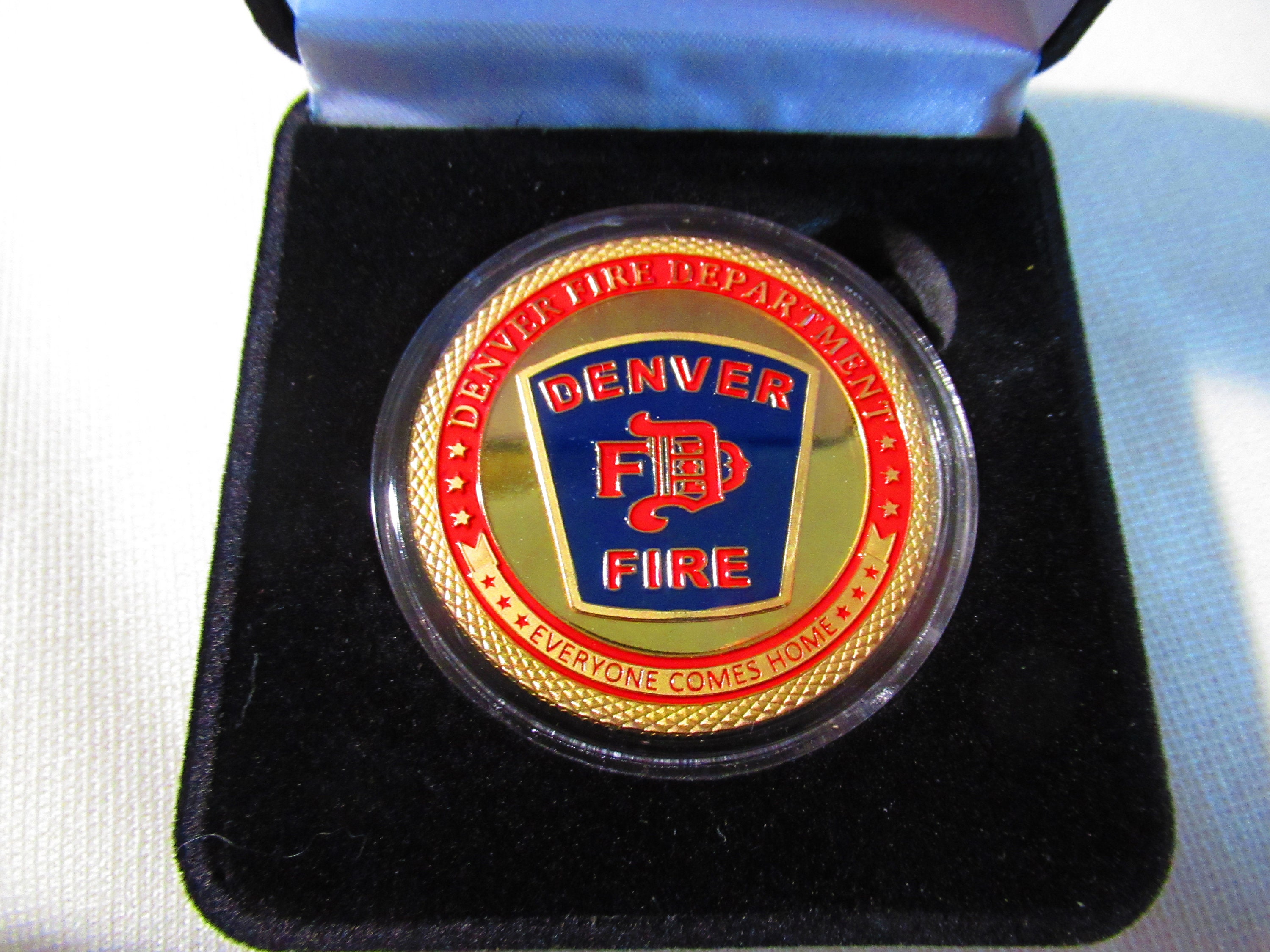 DENVER FIRE DEPT. Challenge Coin | Etsy