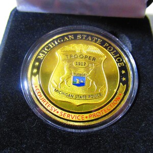 MICHIGAN STATE POLICE Challenge Coin - Etsy