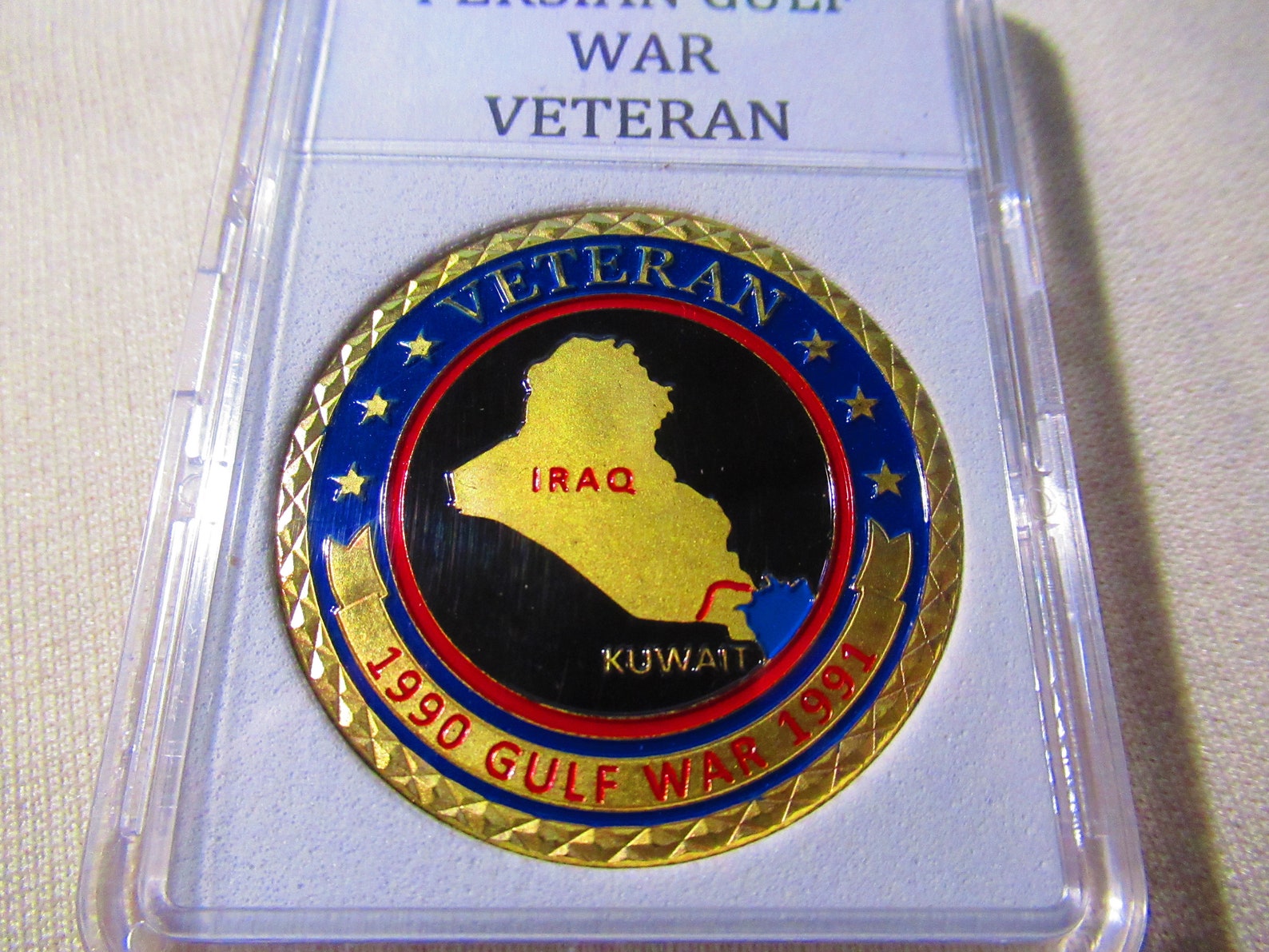PERSIAN GULF WAR Veteran Challenge Coin - Etsy UK