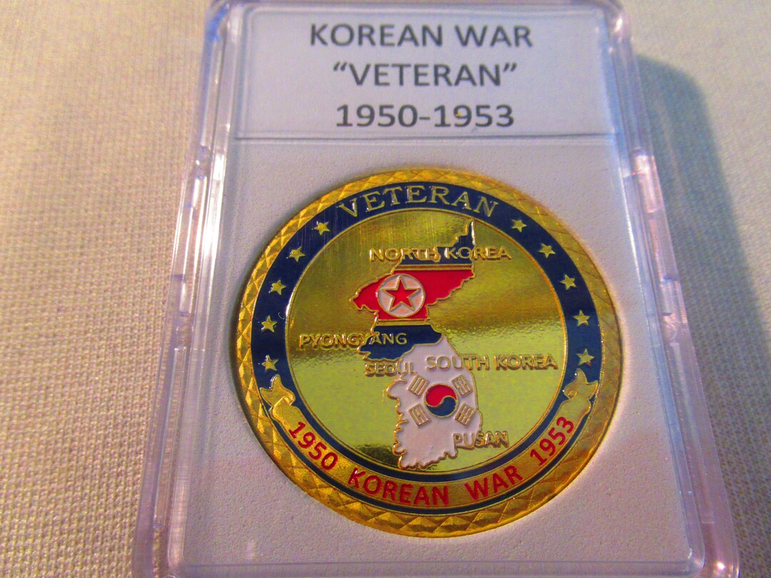 KOREAN WAR VETERAN Challenge Coin - Etsy