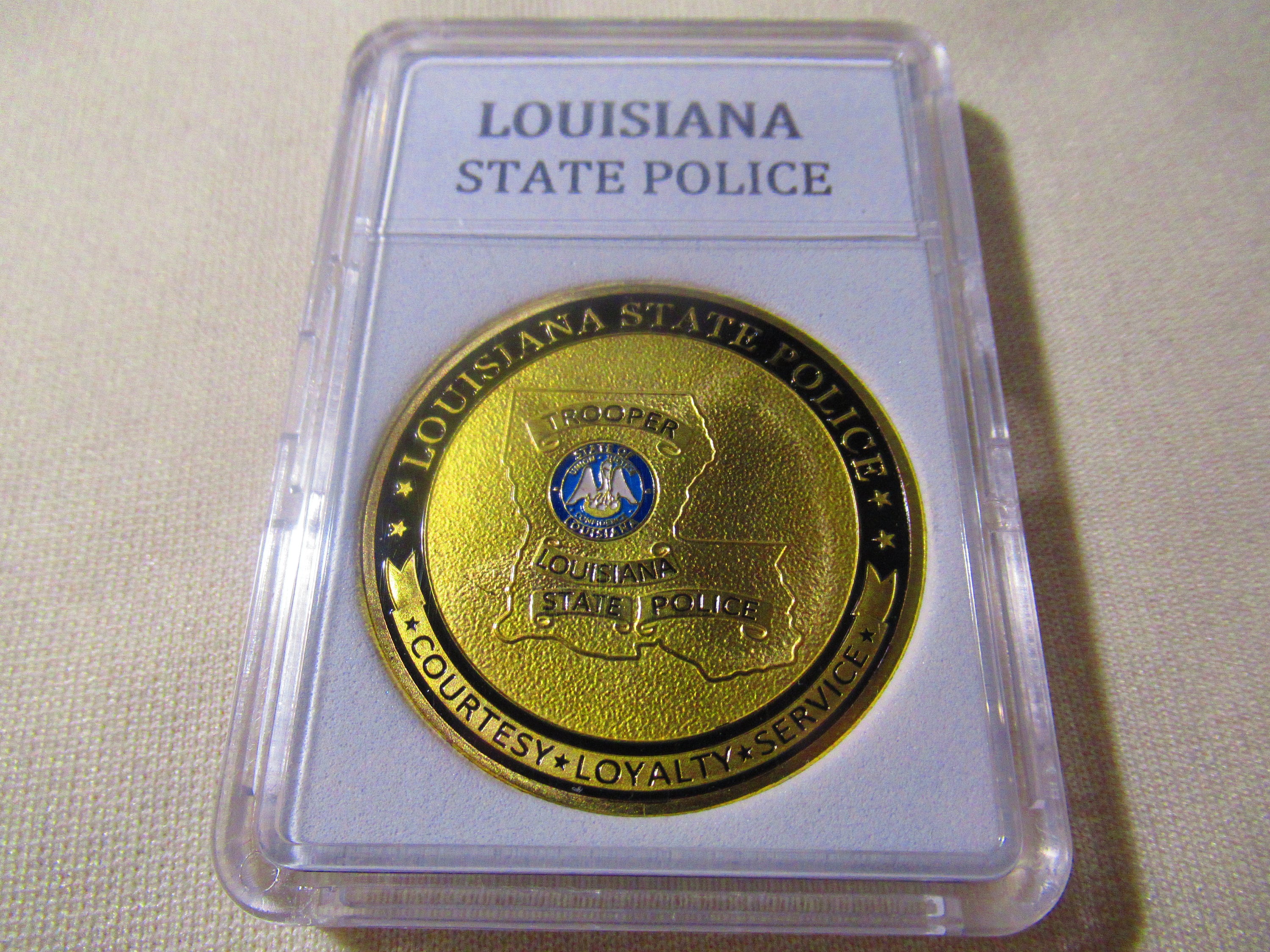 LOUISIANA STATE POLICE Challenge Coin - Etsy