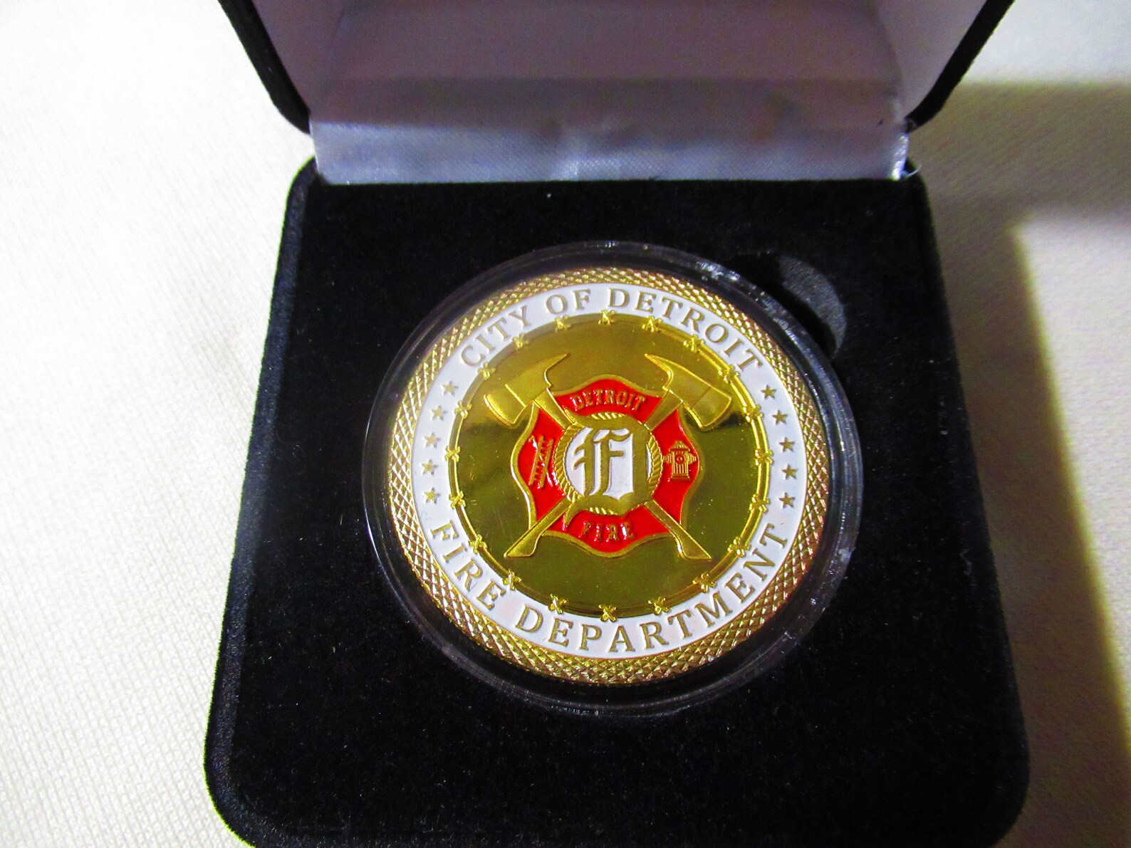 DETROIT Fire Dept. Challenge Coin - Etsy