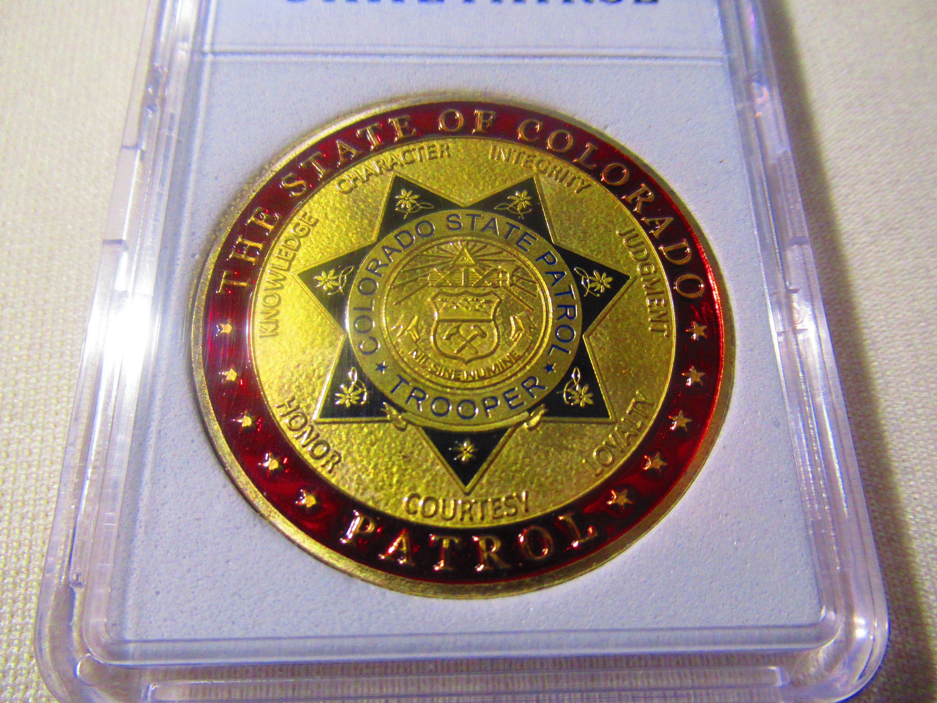 COLORADO STATE PATROL Challenge Coin - Etsy