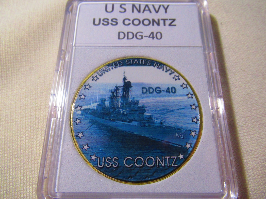 U S Navy USS COONTZ DDG-40 Challenge Coin - Etsy