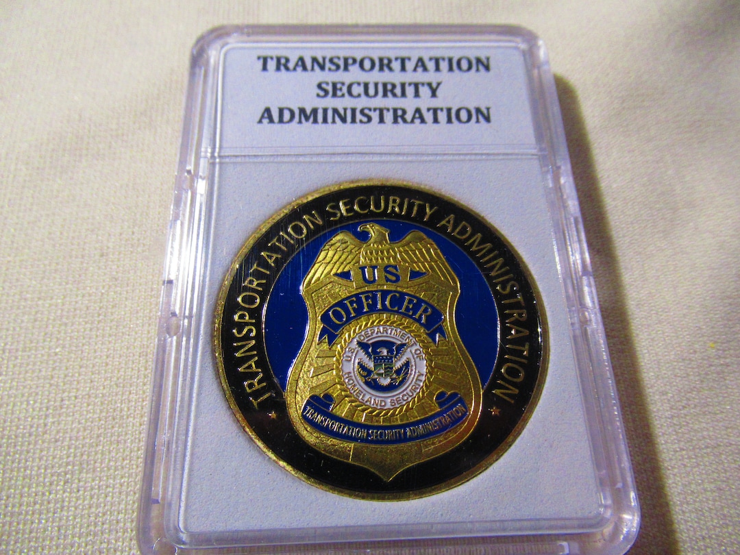Transportation Security Administration (TSA) Challenge Coin - Etsy