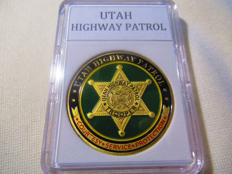 Utah Highway Patrol Challenge Coin | Etsy