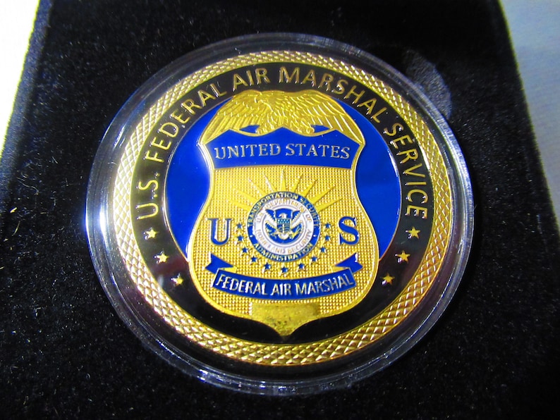 U S Federal Air Marshal Challenge Coin | Etsy